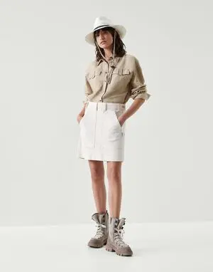 Brunello Cucinelli Monili-embellished Buttoned Shirt