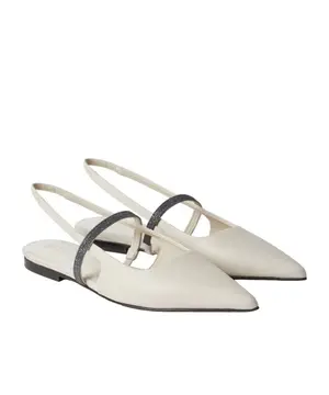 Brunello Cucinelli Slingback Ballet Flats