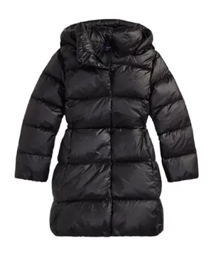 Polo Ralph Lauren Long-sleeve Hooded Padded Jacket - Black