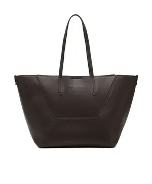 Brunello Cucinelli Bc Duo Embellished Small Tote Bag - Brown
