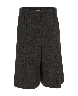 Brunello Cucinelli Flared Knee-length Shorts