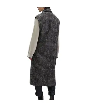 Brunello Cucinelli Checked Sleeveless Vest