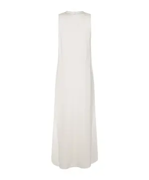 Brunello Cucinelli V-neck Side-slit Dress