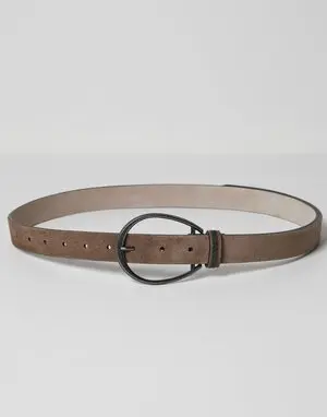 Brunello Cucinelli Pointed Tip Buckle Belt