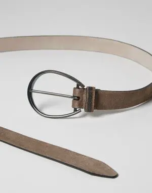 Brunello Cucinelli Pointed Tip Buckle Belt