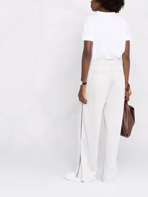 Brunello Cucinelli Monili-chain Wide-leg Track Pants