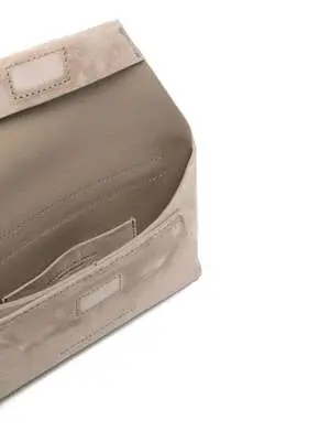 Brunello Cucinelli Envelope-design Suede Crossbody Bag
