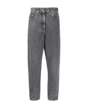 Brunello Cucinelli High-rise Tapered Jeans