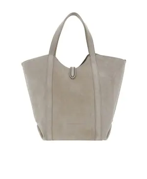 Brunello Cucinelli Panelled Suede Tote Bag