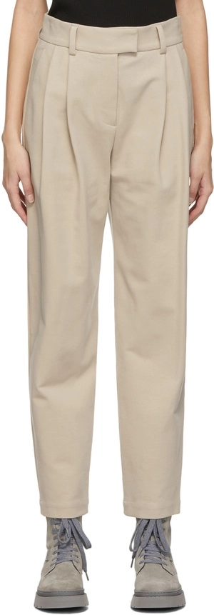 Brunello Cucinelli Pleated Detail Tapered Trousers