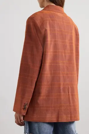 Alexander McQueen Plaid Corduroy Blazer