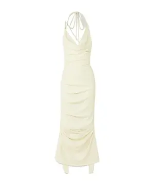 A.W.A.K.E. Mode Printed Stretch Crepe Gown - No
