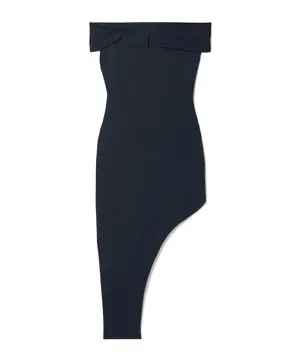 SAFIYAA LONDON Double Rib Mid-length Dress
