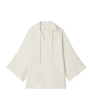 Lisa Marie Fernandez Woven Longline Top - No