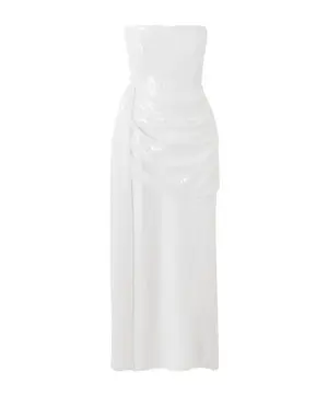 Alex Perry Sequin Tulle Draped Skirt