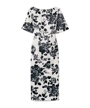 EMILIA WICKSTEAD Floral Print Midi Dress