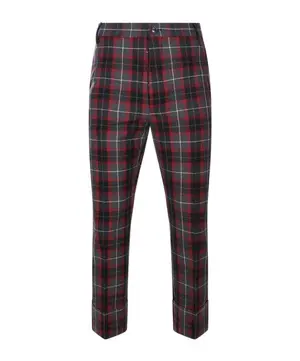 VIVIENNE WESTWOOD George Turn-up Trousers In Plaid