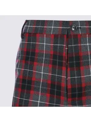 VIVIENNE WESTWOOD George Turn-up Trousers In Plaid