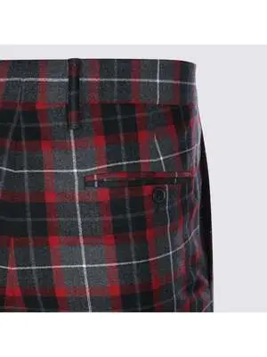 VIVIENNE WESTWOOD George Turn-up Trousers In Plaid