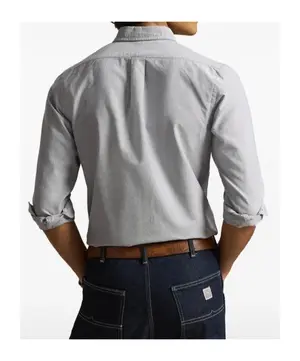 Polo Ralph Lauren Embroidered Oxford Shirt - Grey
