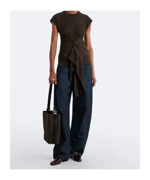 LEMAIRE Medium Leather Shoulder Bag