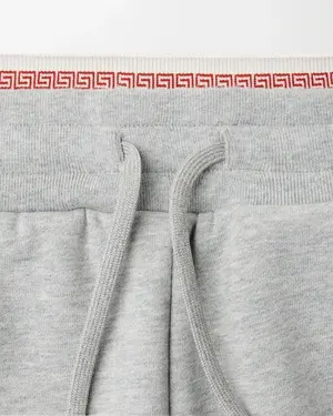 Versace Embroidered-logo Cotton Sweatpants