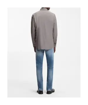 Hugo Boss Classic Collar Linen-cotton Shirt