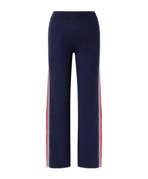 Fusalp Benada Striped Wool-blend Straight-leg Pants