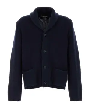 THE ROW Long-sleeve Knit Cardigan - Blue