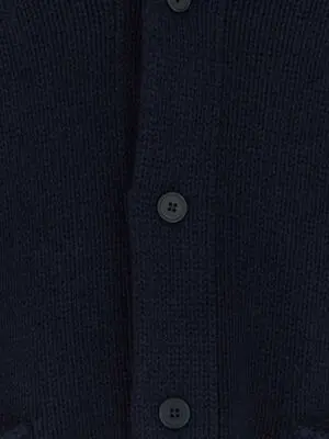 THE ROW Long-sleeve Knit Cardigan - Blue