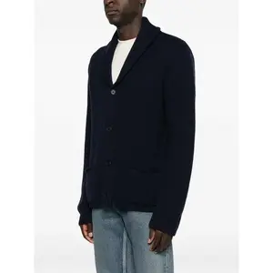 THE ROW Long-sleeve Knit Cardigan - Blue