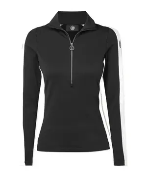 Fusalp Negam" Striped Stretch-jersey Half-zip Base Layer