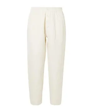 APIECE APART Lightweight Straight-leg Cotton And Linen Pants - No