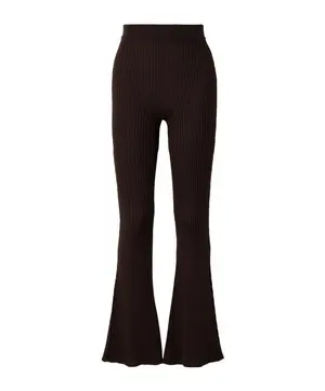 Cordova Savoie Ribbed Pointelle-knit Merino Wool Flared Pants