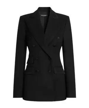 Dolce & Gabbana Long-sleeved Suit Jacket - Black