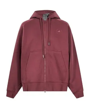 Adidas By Stella McCartney Long Sleeve Hooded Sweatshirt - Red