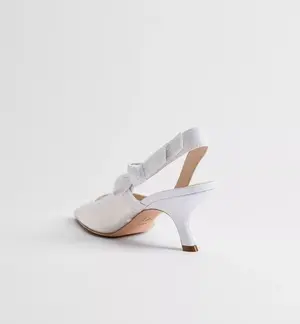 Dior J'adior Embroidered Tulle Slingback Pumps