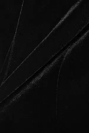 Alex Perry Strapless Velvet Jumpsuit