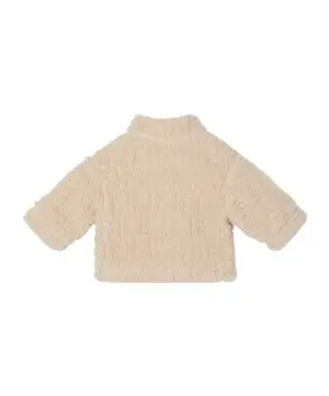 Fendi Logo-patch Teddy Jacket