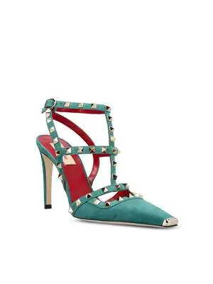 Valentino Garavani Rockstud Suede Pumps 100mm