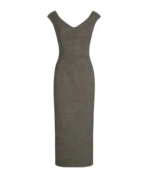 Dolce & Gabbana Low-cut Dress With Back Slit