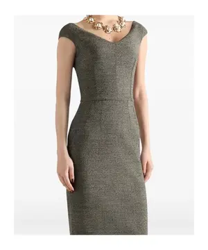 Dolce & Gabbana Dolce Gabbana Wool Sheath Dress
