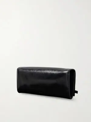 Simkhai River East West Leather Clutch - Black