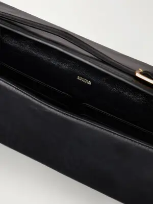 Simkhai River East West Leather Clutch - Black