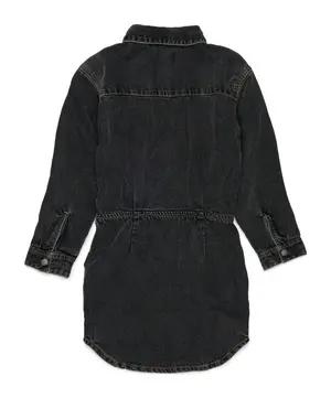 DIESEL® Denim Shirt Dress With Tie-knot Waist