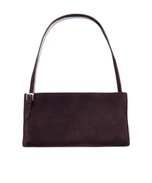 ST. AGNI Suede Shoulder Bag