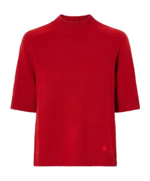 Loulou De Saison Loose Short Sleeve Top - Red