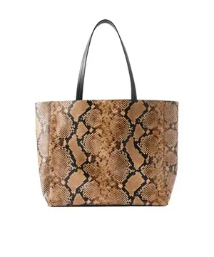 NILI LOTAN Keith Animal-print Leather Tote
