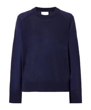 Loulou De Saison Ribbed Drop Shoulder Knit Top