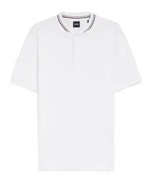 Hugo Boss Tipped Collar Buttoned Polo Shirt